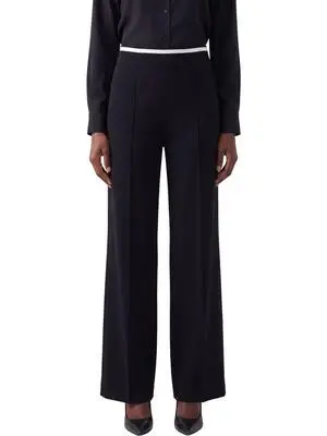 LIU JO Liu Jo Wide-Leg Knit Trousers With Elasticated Waist