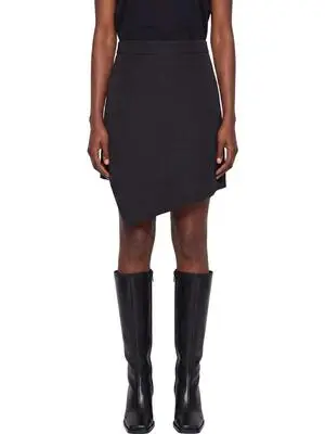 VIVIENNE WESTWOOD Vivienne Westwood High-Waisted Asymmetrical Cotton Mini Skirt