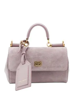 Dolce & Gabbana Dolce & Gabbana Suede Handbag Pink
