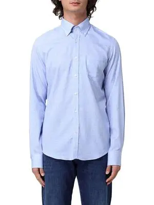 PAUL & SHARK Slim Fit Cotton Casual Shirt With Button-down Collar