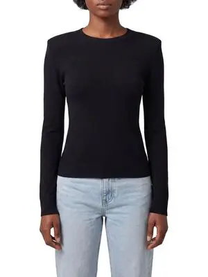 DONDUP Dondup Slim Fit Crewneck Jumper With Padded Shoulders