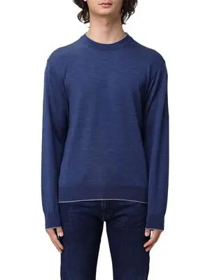Paul & Shark Virgin Wool And Lyocell Crewneck Jumper - Avion