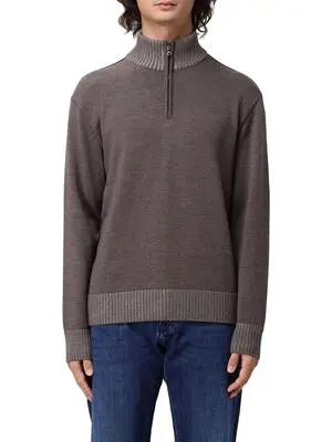 Paul & Shark Wool Half-zip Turtleneck Jumper - Brown