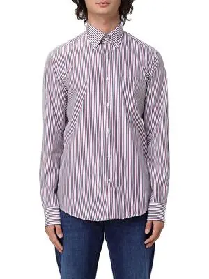PAUL & SHARK Striped Cotton Poplin Shirt With A Slim Fit
