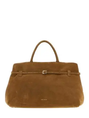 MANU ATELIER Manu Atelier Le Cambon 40 Suede Handbag