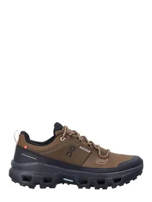 On Cloudrock Low Waterproof Recycled Technical Fabric Trainers - Brown