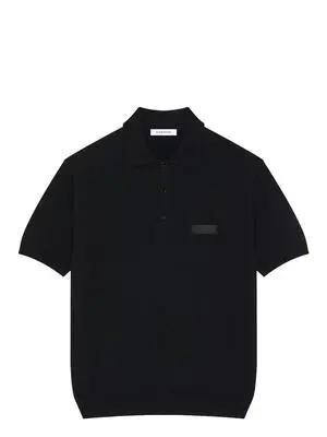Givenchy Knit Polo Shirt - Black