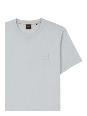 BOSS Cotton Crewneck T-shirt - Grey