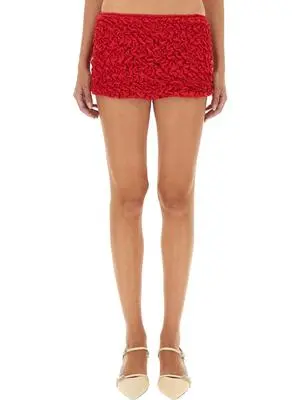 SELIA RICHWOOD Mini Skirt - Red