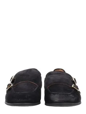 CORVARI Monk Strap Loafers - Black