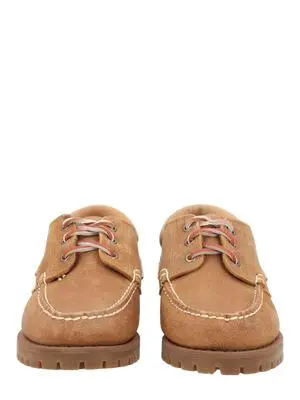 SEBAGO Leather Lace-up Dress Shoes - Beige