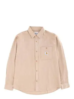 Carhartt Work In Progress 100% Cotton Twill Shirt - Beige