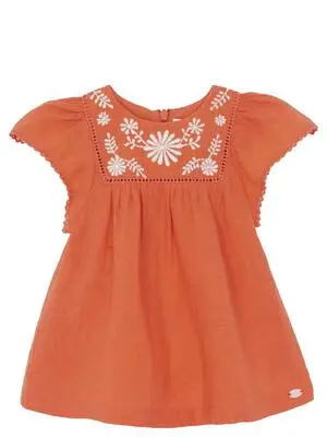 TARTINE ET CHOCOLAT Embroidered Cotton Dress - Multicolour