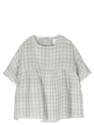 TEDDY & MINOU Mini Checkered Cotton Dress - Multicolour