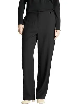 SAINT ART Dinah Matte Charmeuse Pants - Black