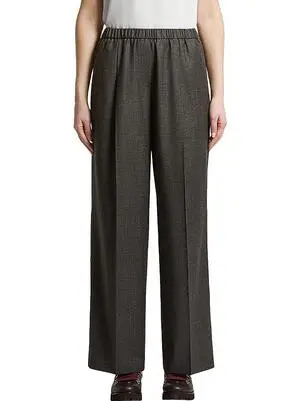 PESERICO Peserico Wool Blend Flannel Wide Leg Pants