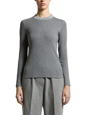 PESERICO Peserico Cotton Stretch Micro Rib Top