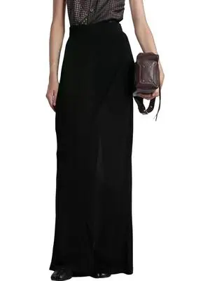 MAISON MARGIELA Four Stitches Maxi Skirt - Black