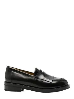 TRUMAN´S Truman's Fringed Leather Loafers - Black