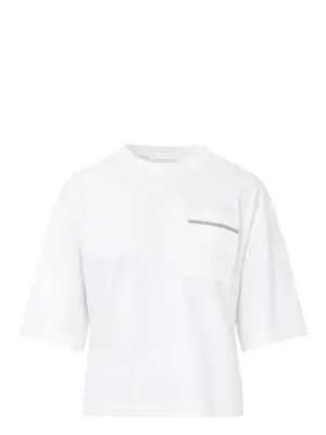 BRUNELLO CUCINELLI Brunello Cucinelli Monili-Trim Crewneck T-Shirt