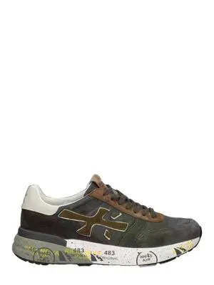 Premiata Mick Suede Panel Sneakers - Grey