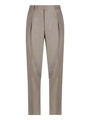 ZEGNA Zegna Pleated Tailored Trousers