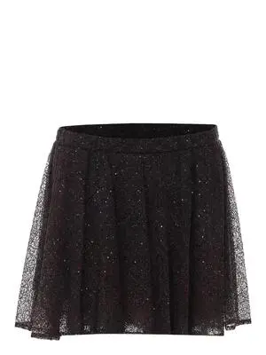 TWINSET Sequin-embellished Mini Skirt - Brown