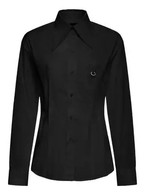 JOHN RICHMOND John Richmond Black Large Collar Shirt
