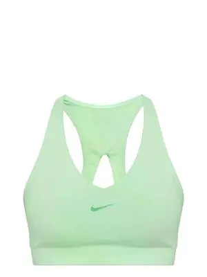 Nike Logo-print Racerback Sports Bra Green