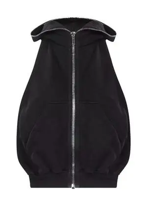 RICK OWENS Rick Owens DRKSHDW Sleeveless Zip-Up Hoodie