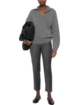 BERWICH Matilda Cropped Trousers - Grey