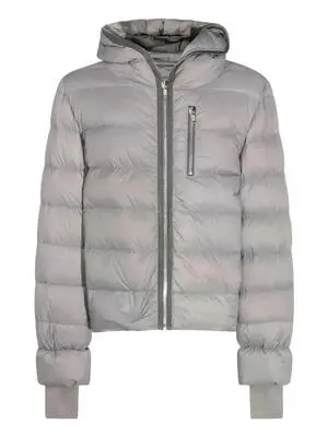 Rick Owens Hooded Padded Jacket - Grey