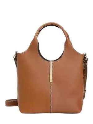 TOD'S Tod's Mini Leather Shopping Tote Bag Brown