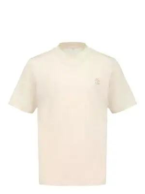 BRUNELLO CUCINELLI Embroidered Short-sleeve T-shirt