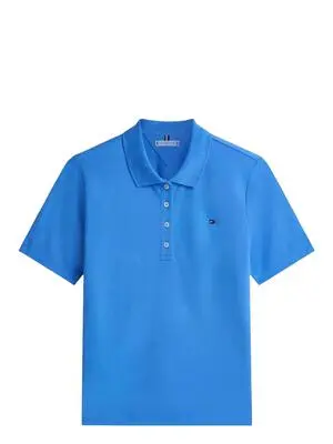 Tommy Hilfiger Embroidered Logo Polo Shirt - Blue