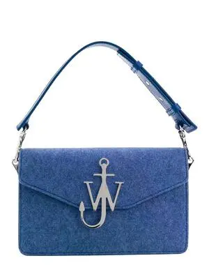 JW ANDERSON JW Anderson Royal Felt Logo Purse