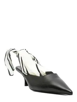 TOTEME TOTEME Nappa Slingbacks Black