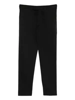 TOM FORD Pressed-pleat Straight-leg Trousers - Black