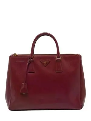 Prada Prada Saffiano Leather Tote Bag Red