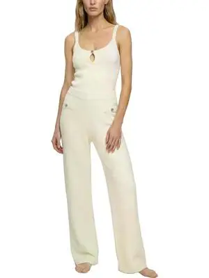 Karl Lagerfeld Fluffy Loungewear Trousers - Neutrals
