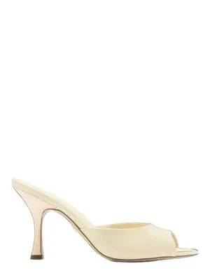 SAM EDELMAN Sam Edelman Patent Leather Peep-Toe Mules