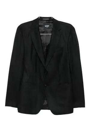 BOSS Textured Single-breasted Blazer