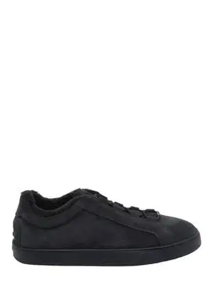 TOD'S Tod's Suede Low-Top Sneakers With Shearling Lining