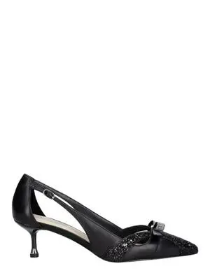 Liu Jo Glitter Cut-out Pumps - Black