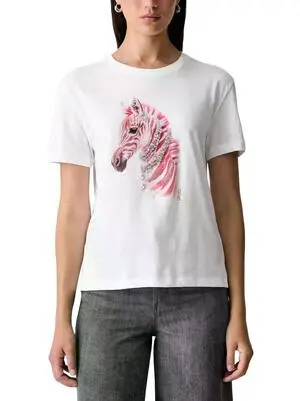LIU JO LIU JO Printed Cotton Jersey T-Shirt