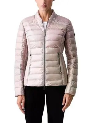 Armani Exchange Quilted Hooded Jacket - Pink