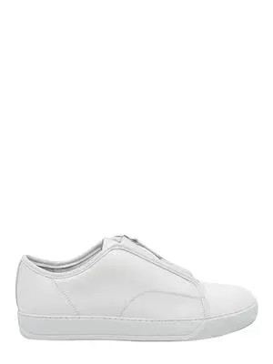 LANVIN Dbb1 Zip Leather Sneakers - White