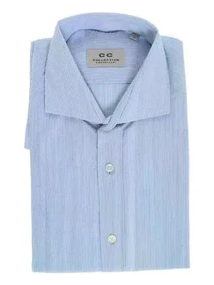Corneliani Striped Long-sleeve Shirt - Blue
