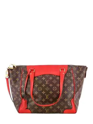LOUIS VUITTON Louis Vuitton Estrela NM Handbag Monogram Canvas With Leather Tote Bag Brown