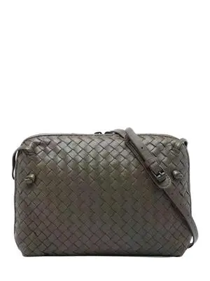 Bottega Veneta 2012-2026 Nappa Intrecciato Nodini Crossbody Bag - Brown